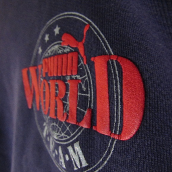 Puma | Tops | Puma World Team Vintage Sweatshirt | Poshmark
